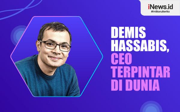 Infografis Demis Hassabis, CEO Terpintar di Dunia