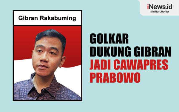 Infografis Golkar Dukung Gibran Jadi Cawapres Prabowo
