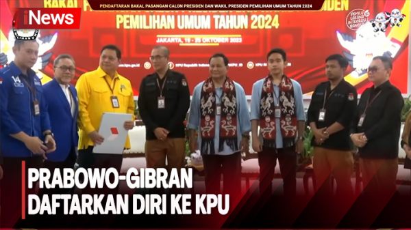 Prabowo dan Gibran Resmi Daftar Capres-Cawapres ke KPU Prabowo dan Gibran Resmi Daftar Capres-Cawapres ke KPU