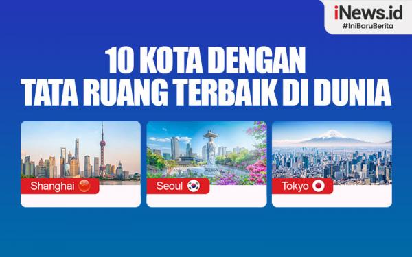 Infografis 10 Kota dengan Tata Ruang Terbaik di Dunia