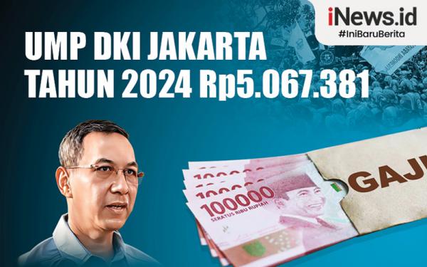 Infografis UMP DKI Jakarta Tahun 2024 Rp5.067.381 Infografis UMP DKI Jakarta Tahun 2024 Rp5.067.381