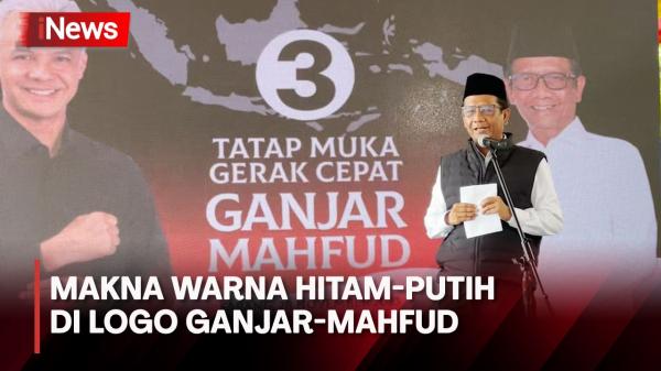 Ini Makna Warna Hitam-Putih di Logo Baru Pasangan Ganjar-Mahfud