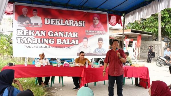 Deklarasi Dukungan, Rekan Ganjar Tanjungbalai Siap Berjuang Maksimal di Pilpres 2024