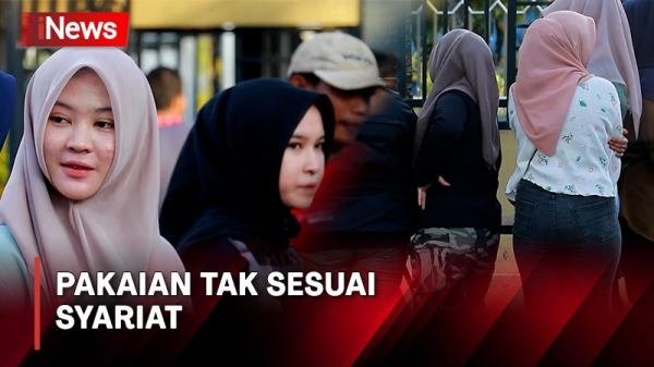 Pakaian Tak Sesuai Syariat, Ratusan Orang Terjaring Razia Busana di Aceh Barat