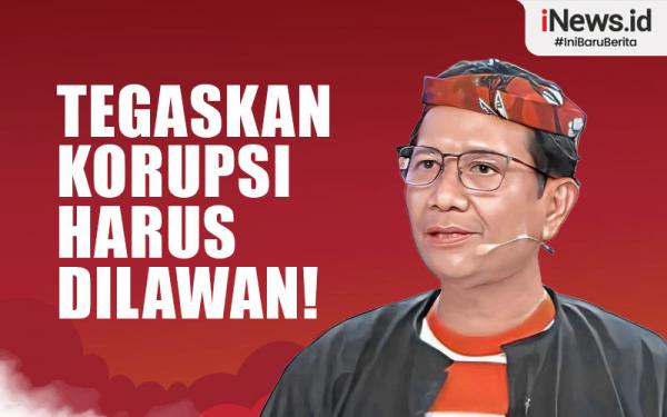 Infografis Mahfud MD Tegaskan Korupsi Harus Dilawan
