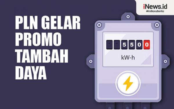 Infografis PLN Gelar Promo Tambah Daya