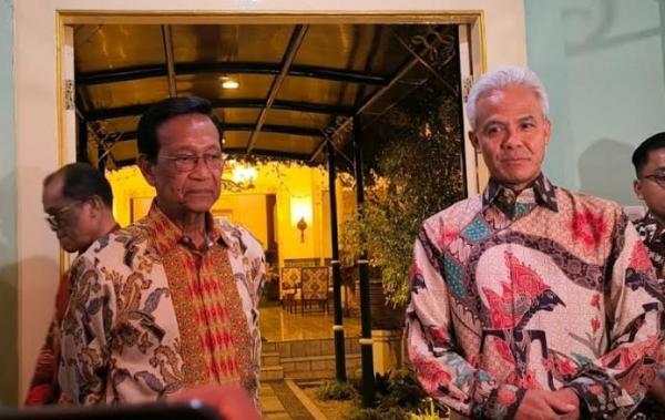 Sowan Ke Sri Sultan Hb X Ganjar Pranowo Minta Nasihat Soal Kondisi Bangsa