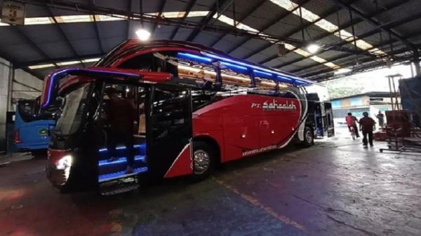 Mewahnya Bus Baru PO Sahaalah, Punya Konfigurasi Kursi Unik