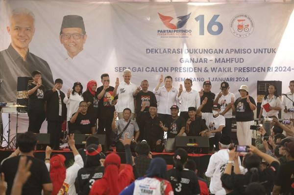 Asosiasi Pedagang Mie Dan Bakso Deklarasi Dukung Ganjar Mahfud