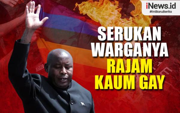Infografis Presiden Burundi Serukan Warganya Rajam Kaum Gay Ramai-Ramai