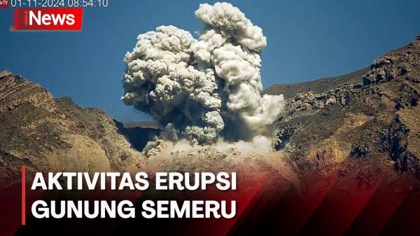 Alami 42 Kali Gempa Letusan Disertai Guguran Material Vulkanik, Aktivitas Erupsi Gunung Semeru ...