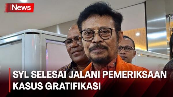 SYL Selesai Jalani Pemeriksaan Kasus Gratifikasi dan Pemerasan oleh Firli Bahuri