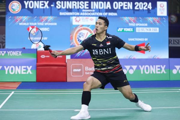 Hasil India Open 2024: Jonatan Christie Tersingkir usai Dikalahkan Lee Zii Jia