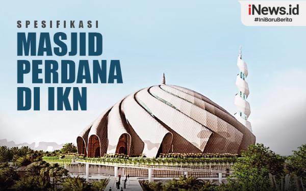 Infografis Spesifikasi Masjid Perdana di IKN