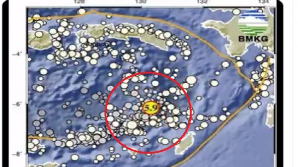 Gempa M5,9 di Tanimbar Maluku, Ini Analisis BMKG