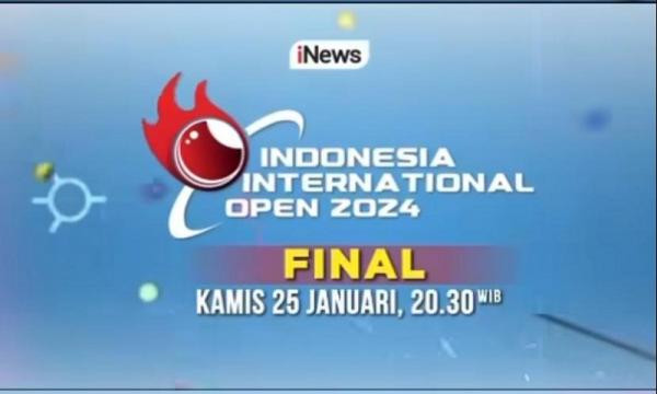 Tiga Wakil Indonesia Bertarung di Final Indonesia International Open 2024 Malam Ini, Live iNews