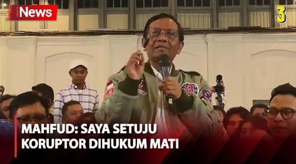 Berantas Korupsi di Indonesia, Mahfud Setuju Koruptor Dihukum Mati