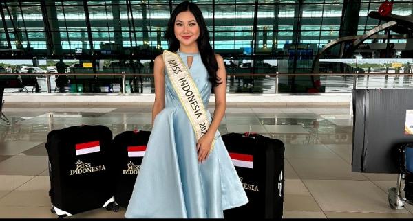Miss Indonesia Audrey Vanessa Siapkan 70 Gaun ke Ajang Miss World 2024