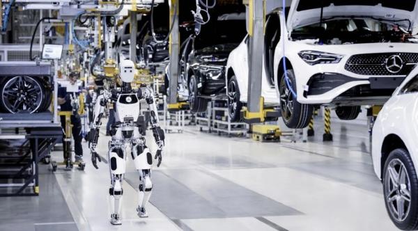 Mercedes-Benz Mulai Gunakan Robot Humanoid untuk Rakit Mobil
