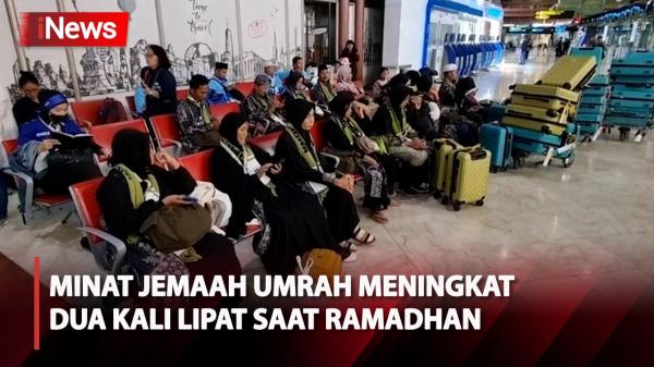 Bulan Ramadhan, Bandara Soekarno-Hatta Dipadati Penumpang Jemaah Umrah