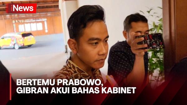 Gibran Bertemu Prabowo, Akui Bahas Pembentukan Kabinet