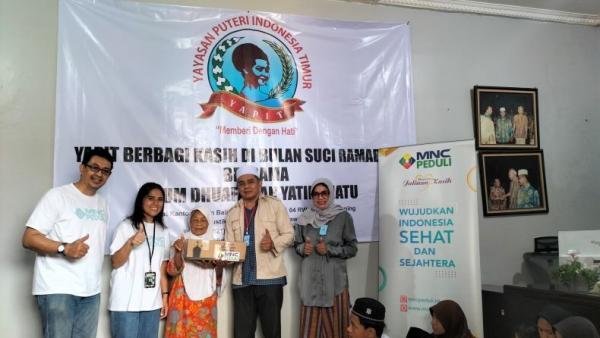 Dapat Bantuan Sembako, Yayasan YAPIT: Terima Kasih MNC Peduli