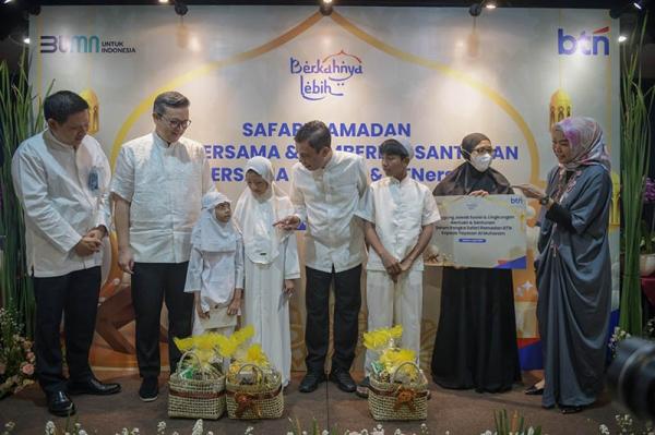 Safari Ramadan, BTN Kembali Berikan Santunan kepada Anak Yatim