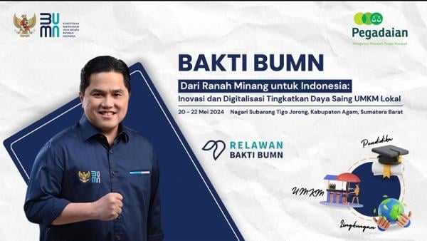 Pegadaian dan Kementerian BUMN Buka Relawan Bakti BUMN Batch V, Catat ... Pegadaian dan Kementerian BUMN Buka Relawan Bakti BUMN Batch V, Catat ...