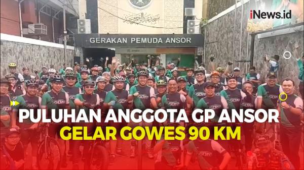 Puluhan Anggota GP Ansor Gelar Gowes 90 KM, Simbol Perjuangan Menuju ...