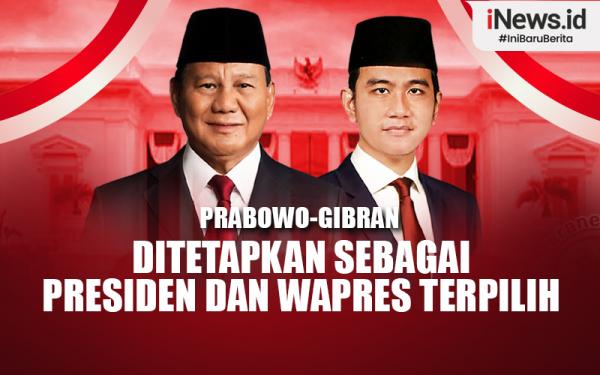 Infografis KPU Tetapkan Prabowo-Gibran sebagai Presiden dan Wakil Presiden Terpilih