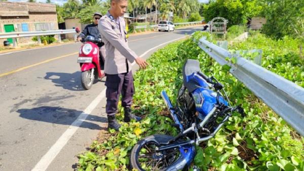 Hantam Mobil Rombongan Pengantin Di Kolaka Pengendara Motor Rx King