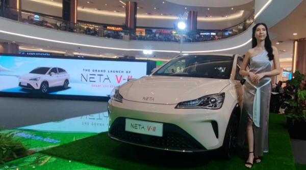Diproduksi di Indonesia, Mobil Listrik Neta V-II Meluncur Dijual Rp299 Juta