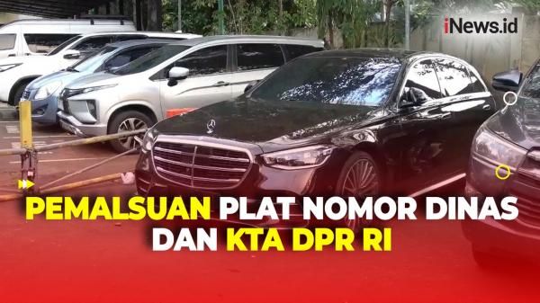 Polda Metro Jaya Ungkap Pemalsuan Plat Nomor Dinas dan KTA DPR RI