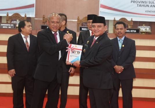 Pemprov Sultra Kembali Raih Opini Wajar Tanpa Pengecualian dari BPK