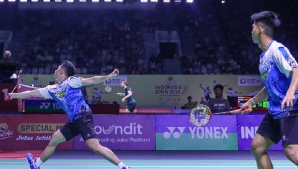 Hasil Indonesia Open 2024: Super Sengit! Sabar/Reza Kalahkan Rahmat/Yeremia