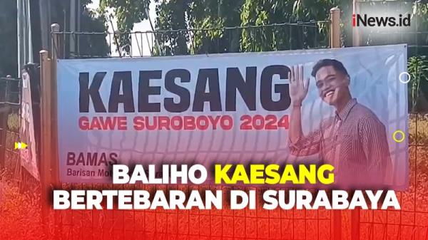 Baliho Kaesang Bertebaran untuk Pilwali Surabaya, Ini Kata Gibran