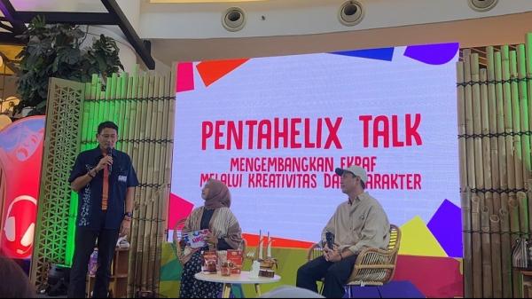 Sandiaga Uno Bertemu Pelaku Ekraf di Tangerang, Berharap Produk Kreatif Mendunia