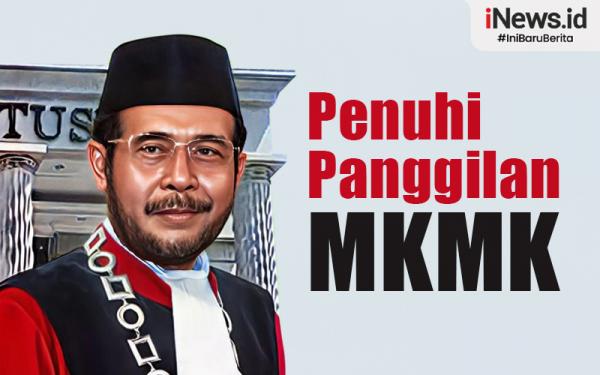 Infografis Anwar Usman Penuhi Panggilan MKMK