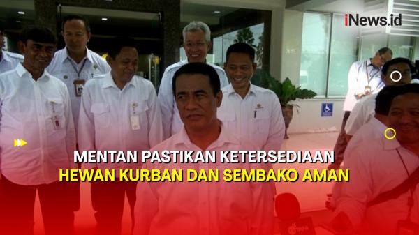 Mentan Amran Sulaiman Pastikan Ketersediaan Hewan Kurban dan Sembako Aman pada Hari Raya Iduladha