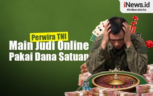 Infografis Perwira TNI Diduga Main Judi Online Pakai Dana Satuan hingga Rp876 Juta