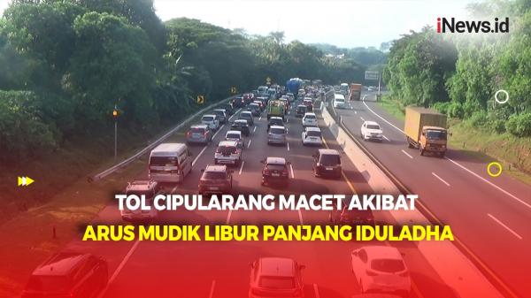 Arus Mudik Libur Panjang Iduladha, Tol Cipularang Macet hingga 5 Kilometer