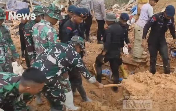 Evakuasi Korban Longsor Tambang Di Gorontalo Dikebut 23 Orang