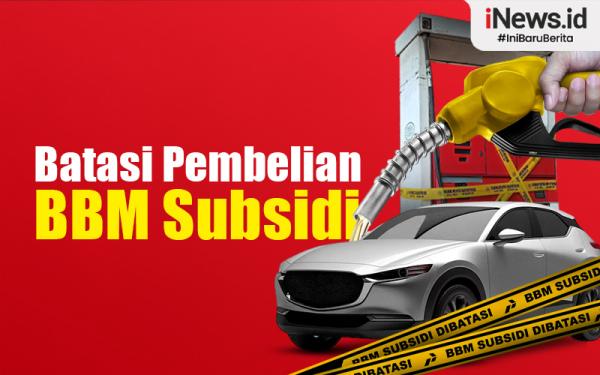 Infografis Luhut Mau Batasi Pembelian BBM Subsidi Mulai 17 Agustus