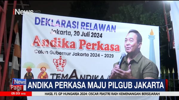Relawan Deklarasi Dukungan untuk Andika Perkasa Maju dalam Pilgub Jakarta