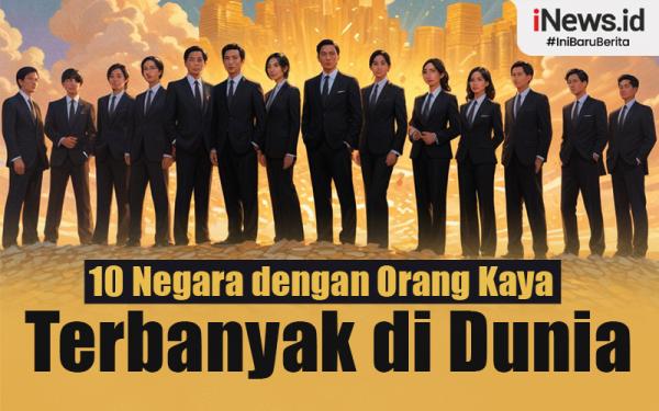 Infografis Daftar 10 Negara dengan Orang Kaya Terbanyak di Dunia Infografis Daftar 10 Negara dengan Orang Kaya Terbanyak di Dunia