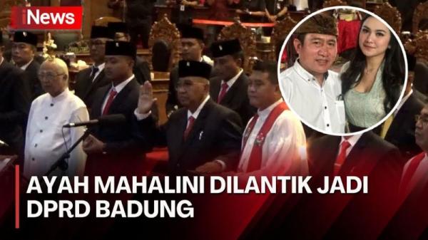 Tak Didampingi Keluarga, Ayah Mahalini Resmi Dilantik Menjadi Anggota ...
