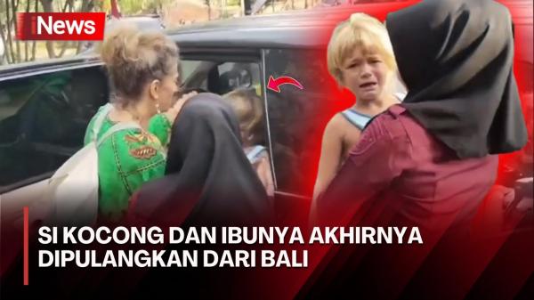 Histeris! Si Kocong Menangis saat Dideportasi dari Bali