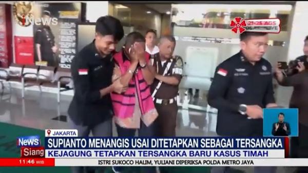 Eks Kadis ESDM Menangis Usai Ditetapkan Sebagai Tersangka Kasus Timah