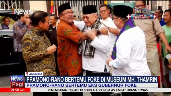 Pramono Anung dan Rano Karno Bertemu Foke Bahas Solusi untuk Jakarta