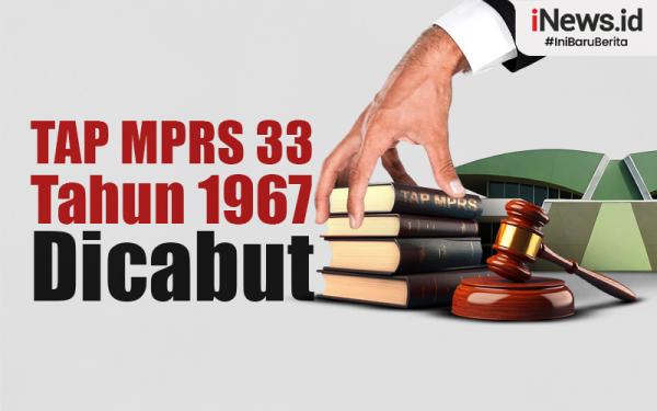 Infografis TAP MPRS 33 Tahun 1967 Dicabut, Pulihkan Nama Baik Bung Karno